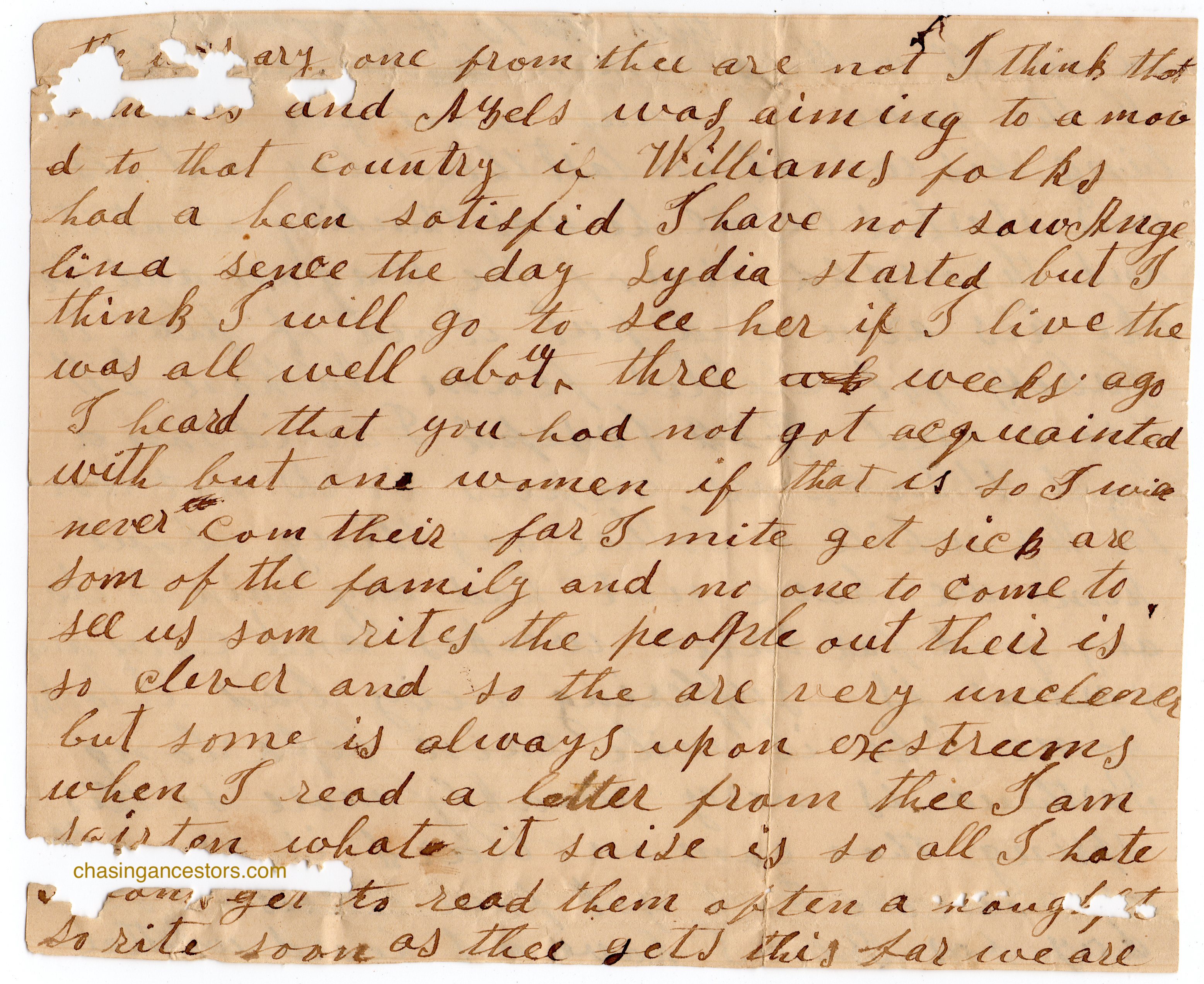 Deciphering a Letter from Home | Chasing Ancestors